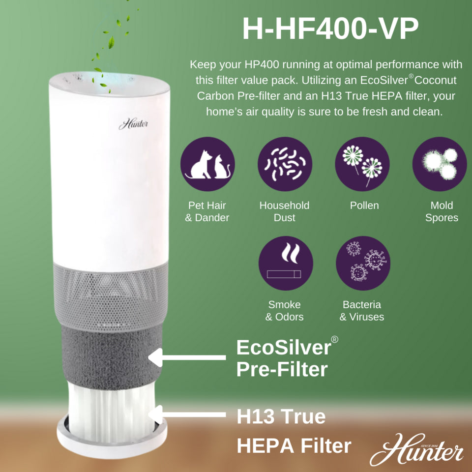 H-HF400-VP Replacement Air Purifier Filter Pack