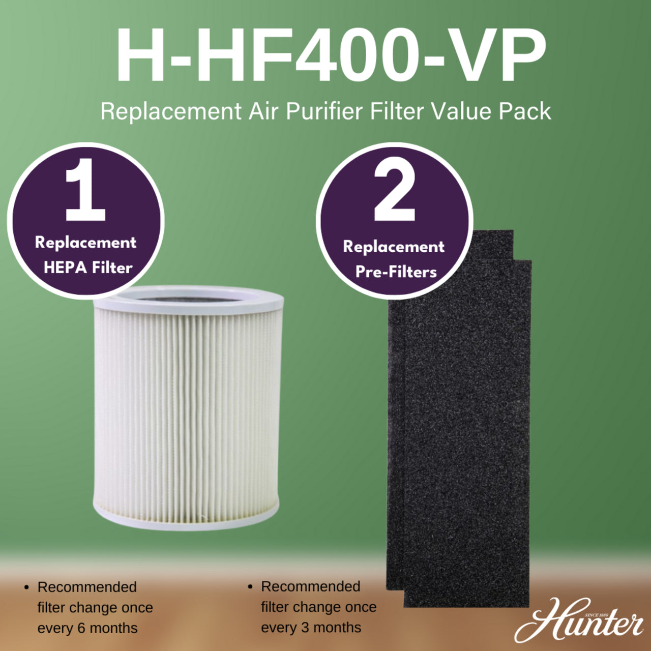 H-HF400-VP Replacement Air Purifier Filter Pack